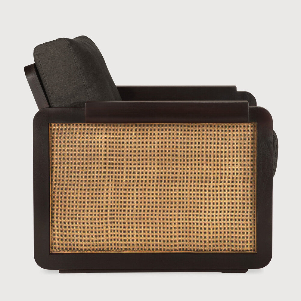Panel Lounge Chair, Teak Dark Brown – HOPSON GRACE